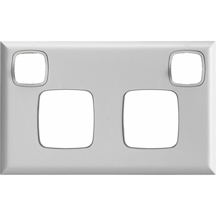 HPM Excel Double Powerpoint Coverplate - White - Bunnings New Zealand