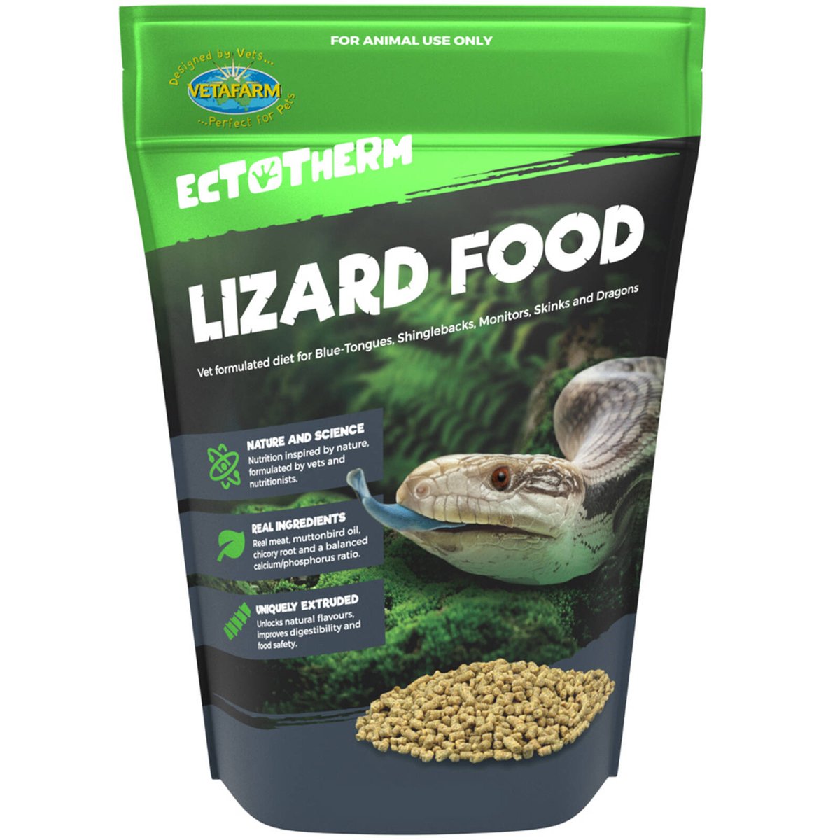 Vetafarm Ectotherm Lizard Food Complete Balanced Diet 1kg - Bunnings ...