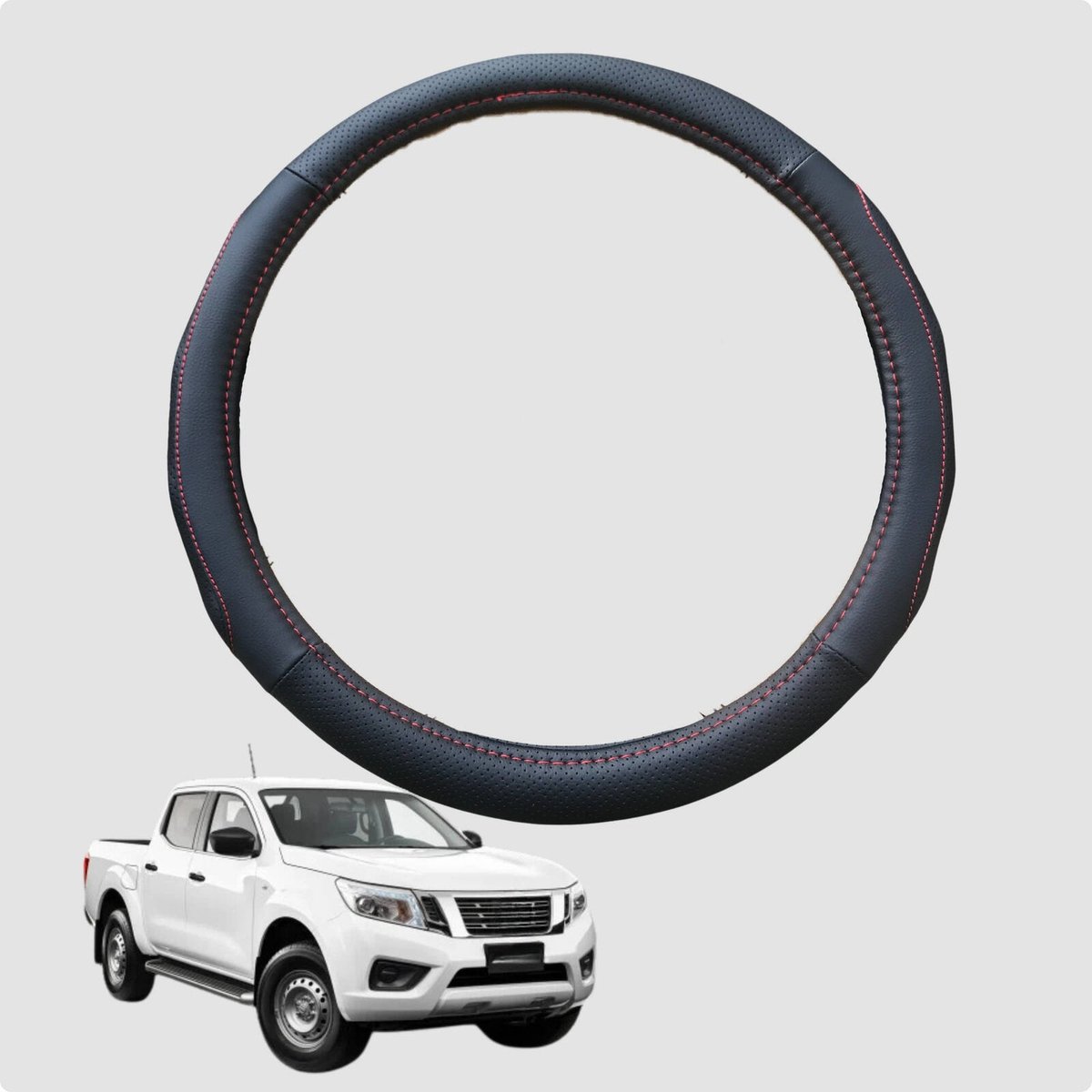 Steering Wheel Cover for Nissan Navara Dual Cab 1997-2018 (DX/D22 STR ...