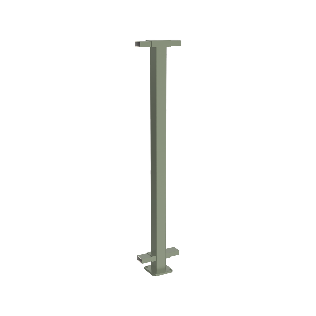 ProtectorAl 1010mm Pale Eucalypt Aluminium Flanged Middle Balustrade ...