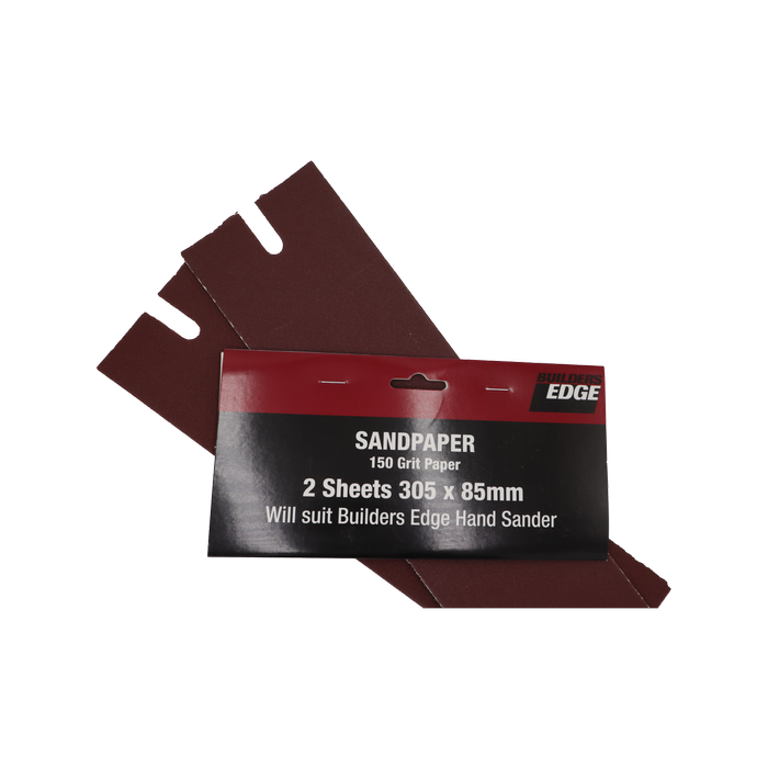 Builders Edge 372 x 108mm 150 Grit Plaster Tool Sand Paper 2 Pack Bunnings Australia