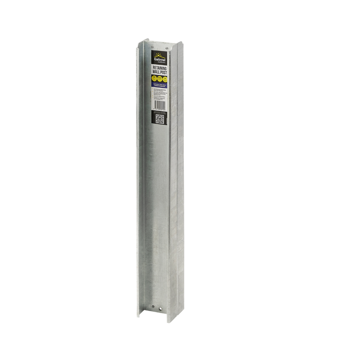 Galintel Outdoors 75 x 750mm Hot-Dip Galvanised Retaining Wall H Joiner ...