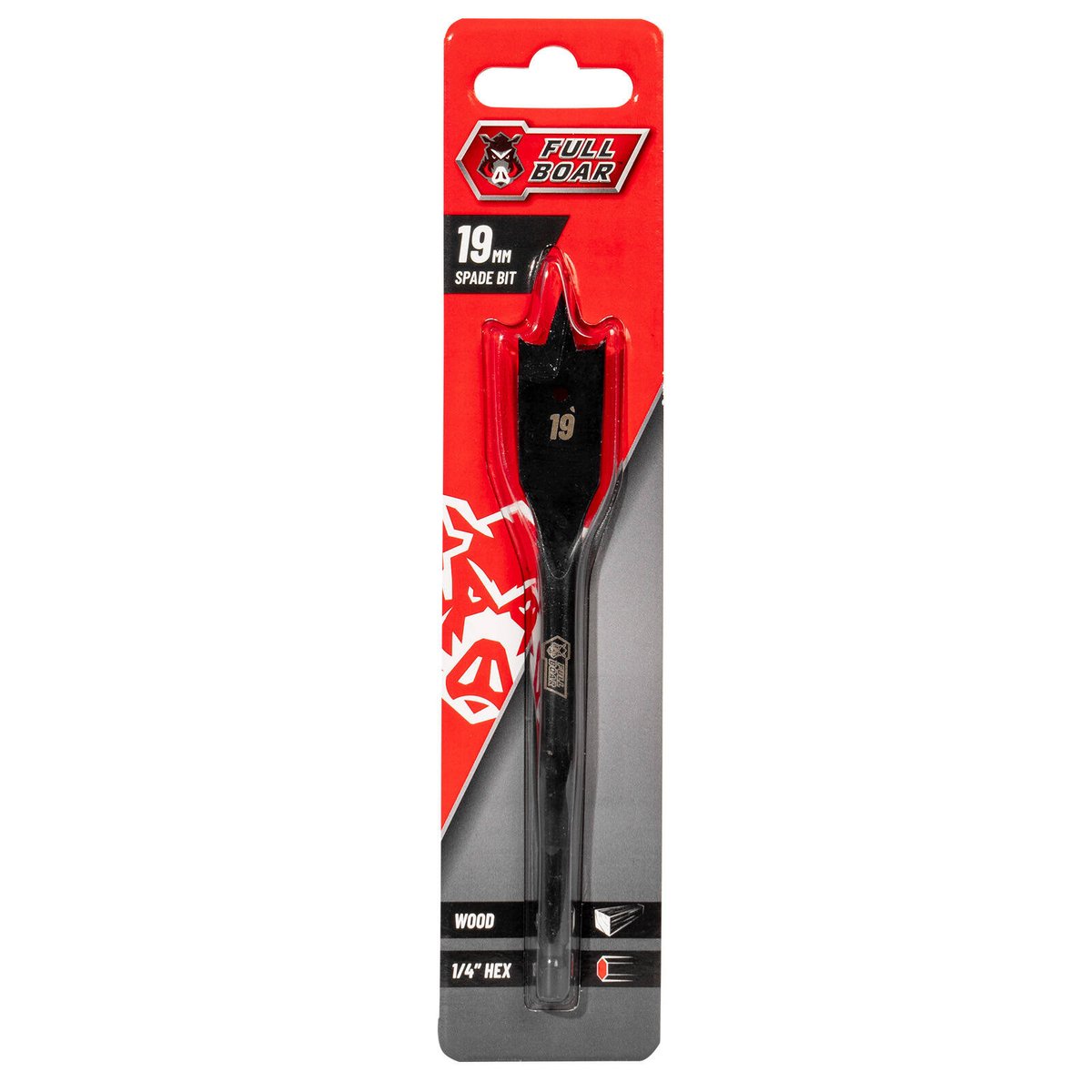 Full Boar 19mm Spade Bit FSB-19 - Bunnings Australia
