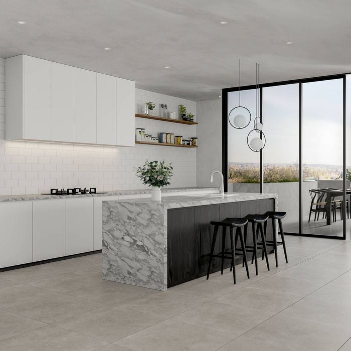 Johnson Tile 600 x 600mm 1.44m² Light Grey Matt Twilight - 4 Pack ...