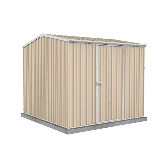 Absco Sheds 2.26 x 2.26 x 2.0m Classic Cream Premier Single Door Garden ...