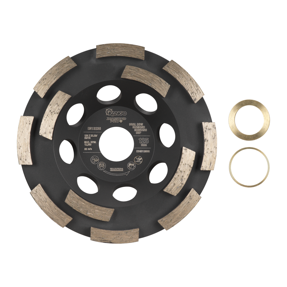 Kango 125mm Dual Row Diamond Grinding Cup - Bunnings Australia