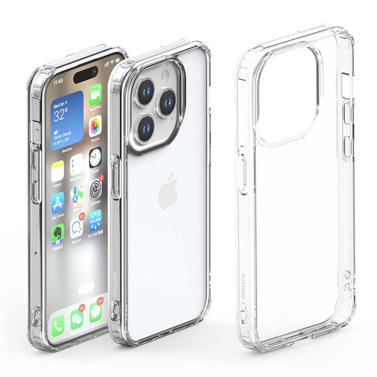 Philips Bumper Case Protection For iPhone 15 Pro - Clear - Bunnings ...