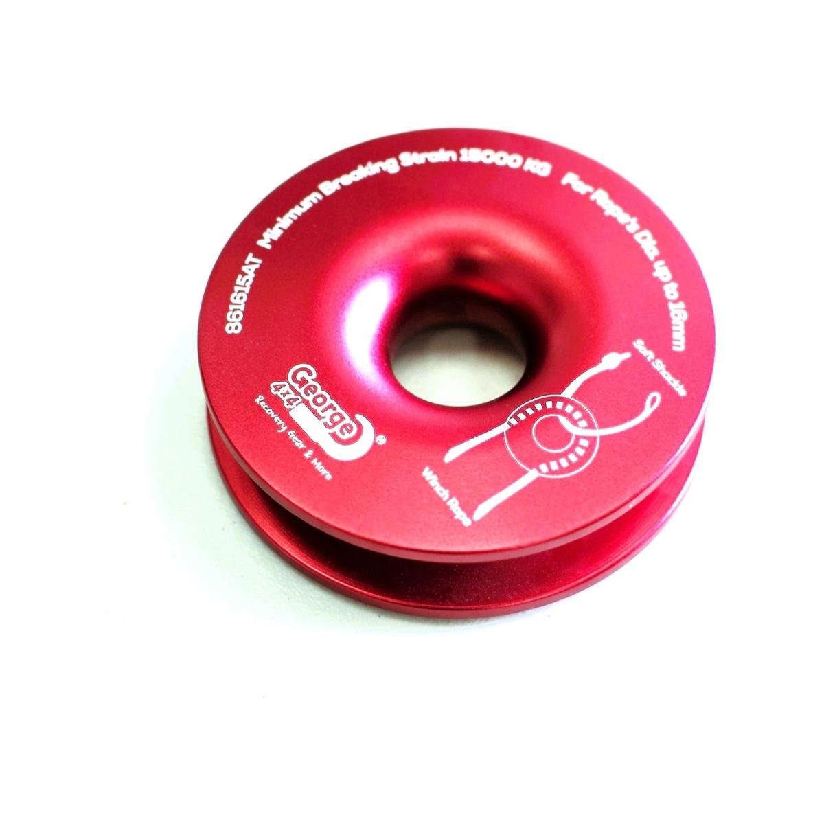 4wd Recovery Pulley Ring 15000kg - Red - Bunnings Australia