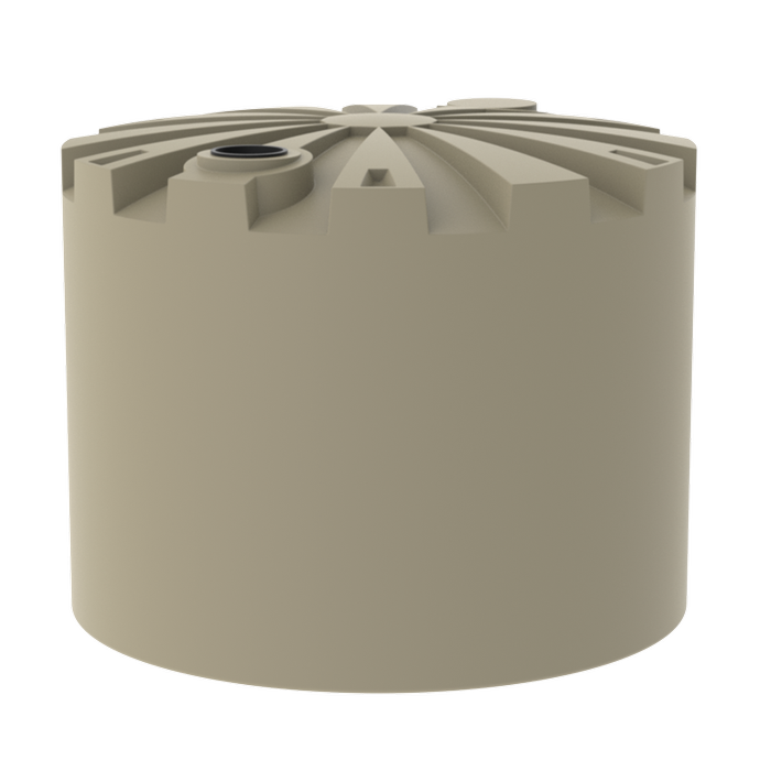 Melro Tanks 50000L Round Poly Water Tank - Smooth Cream - Bunnings ...