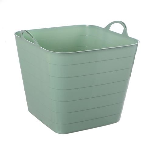 Ezy Storage 42L Assorted Colour Square Flexi Storage Tubs - Bunnings ...