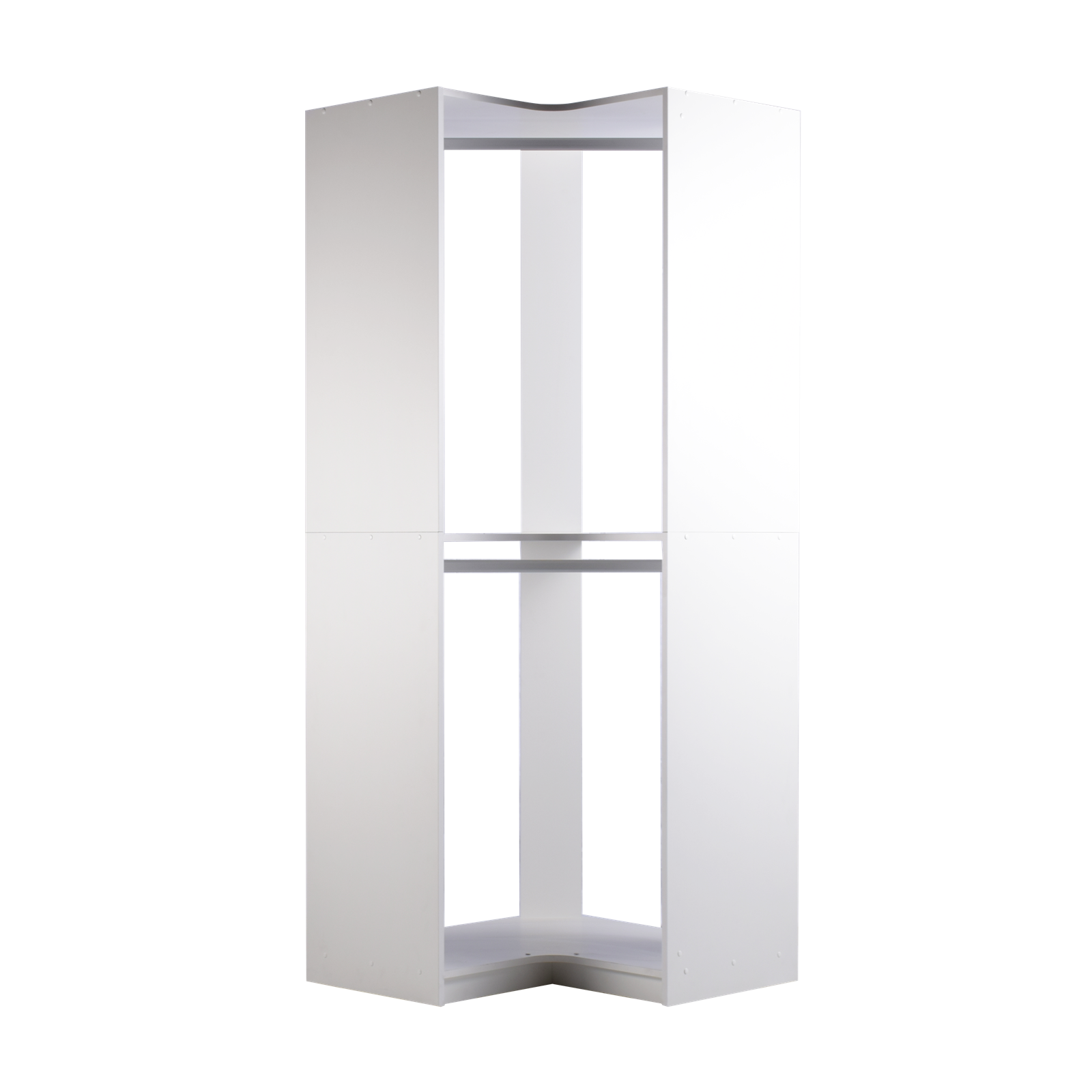 1850 x 800 x 450mm Crisp White Double Hanging Robe Insert - White ...