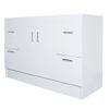 Estilo 1200mm Allana Gloss White Freestanding Vanity - Cabinet Only ...