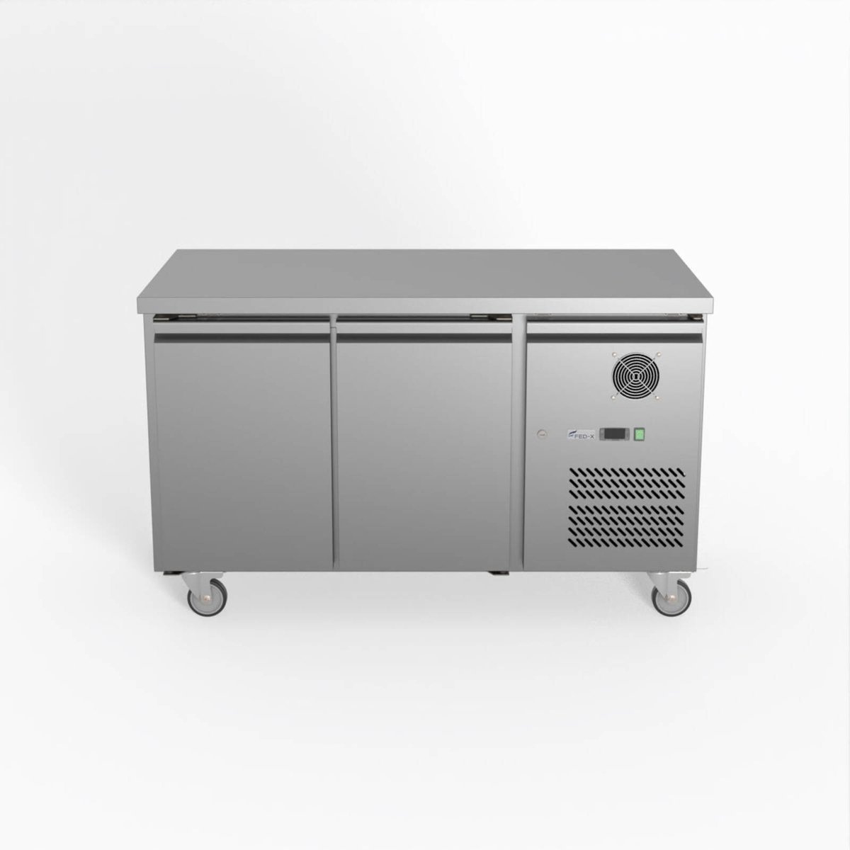 FED-X S/S Two Door Bench Freezer - Under Bench Freezers (XUB7F13S2V ...