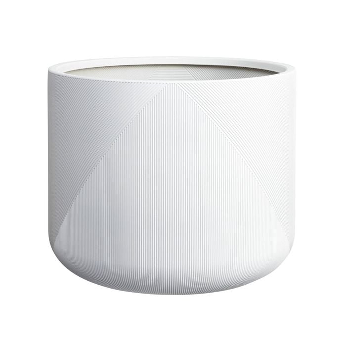 Tuscan Path 55cm White Gavin Planter - Bunnings Australia