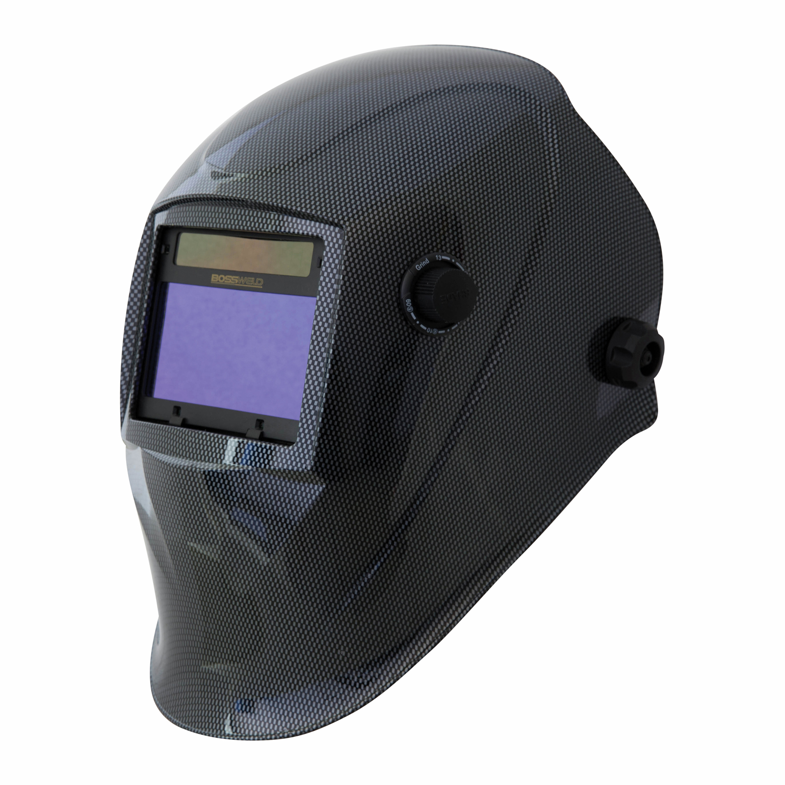 Bossweld Carbon Variable Shade Electronic Welding Helmet Bunnings Australia