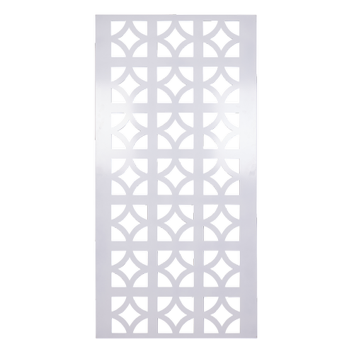 Tuscan Path 900 x 1800mm White Diamonds Screen Panel - Bunnings Australia