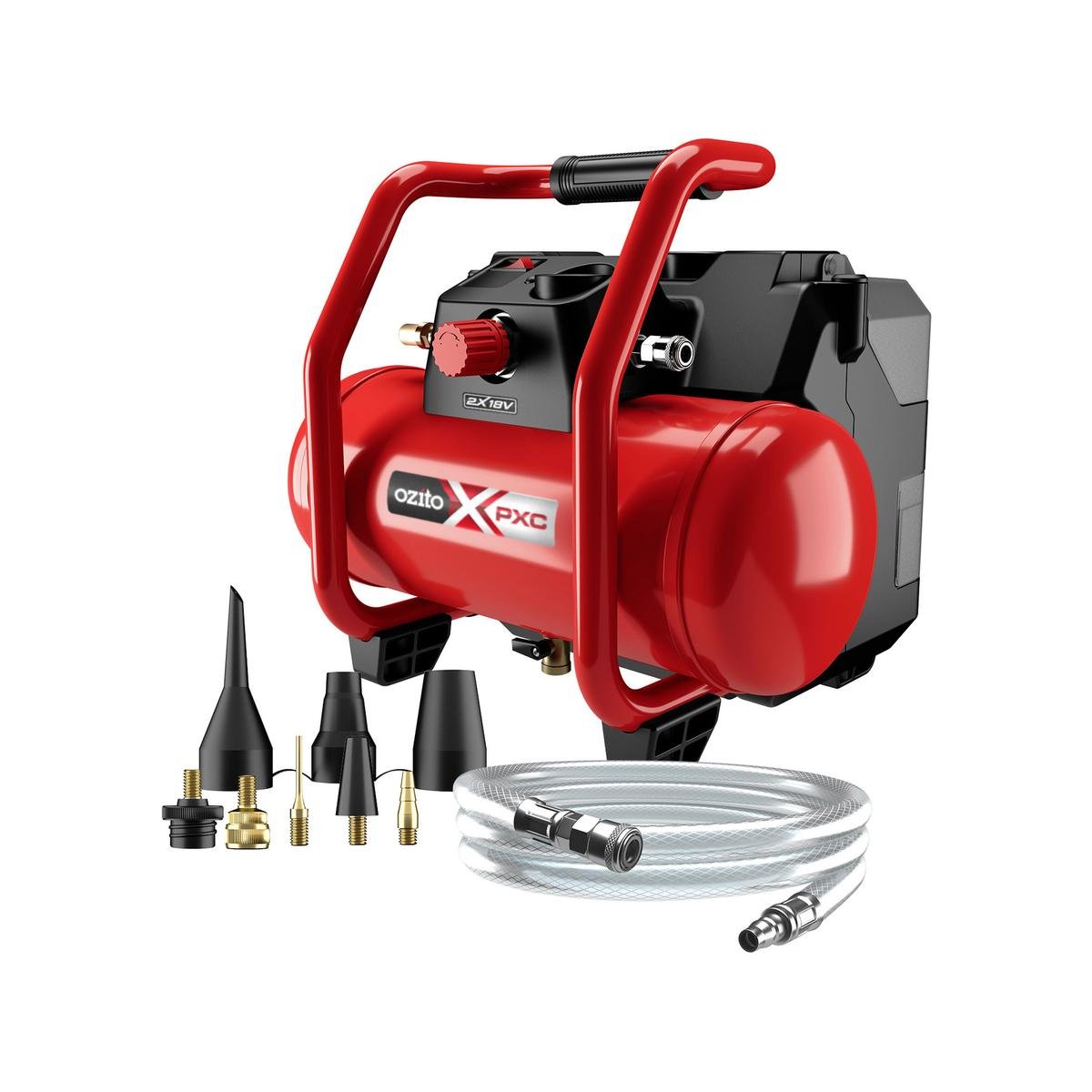 Ozito PXC 2x18V Cordless 6L Oil Free Air Compressor - Skin Only ...