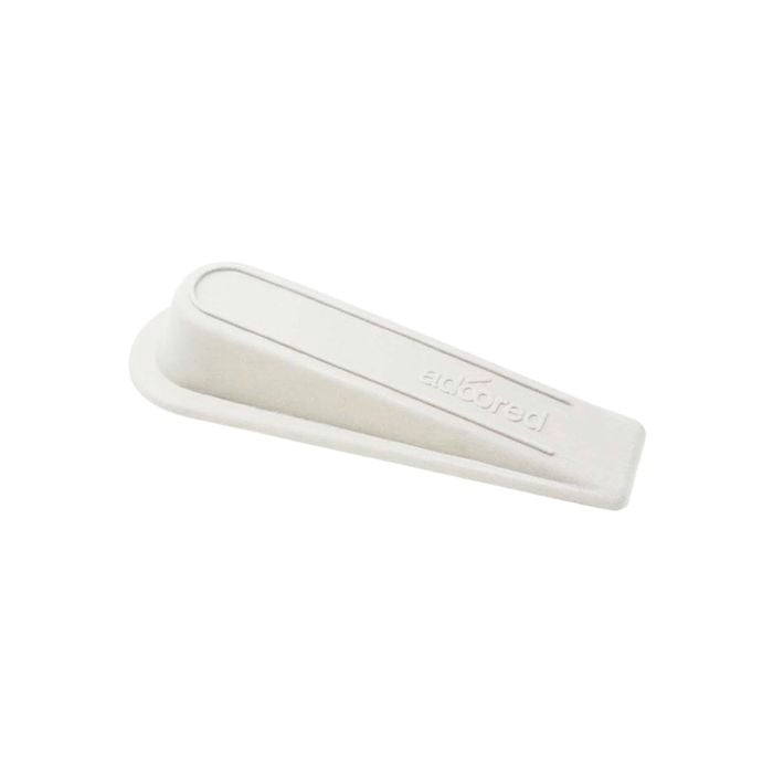Adoored Large White Rubber Door Wedge - White Large - Bunnings Australia