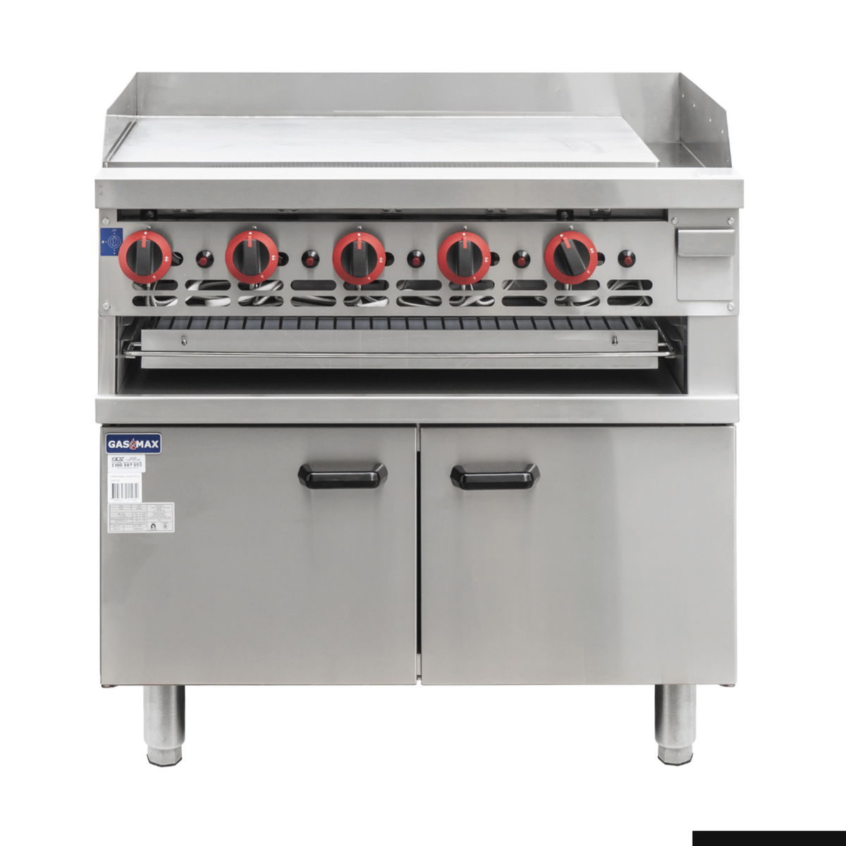GasMax Gas Griddle And Gas Toaster With Cabinet - Griddle Toasters (GGS ...