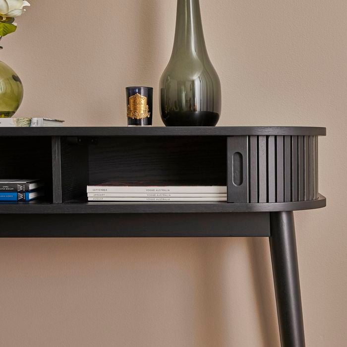 Cooper & Co. Curve 100cm Console Table Black - Bunnings Australia