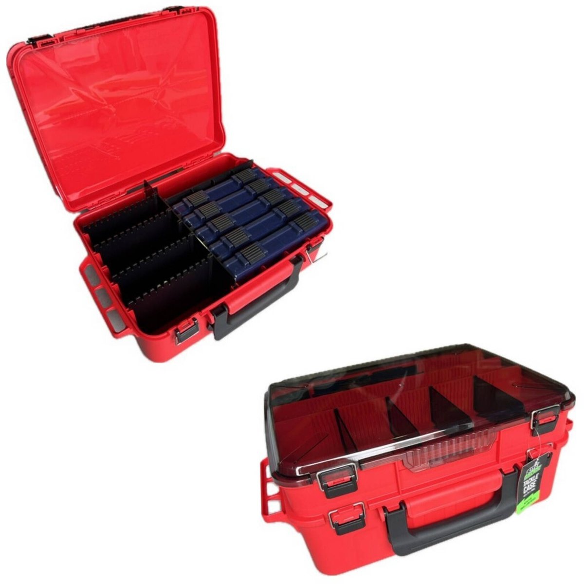 Bite Science Large Tackle Case with 5 Lure Boxes and Spinnerbait ...