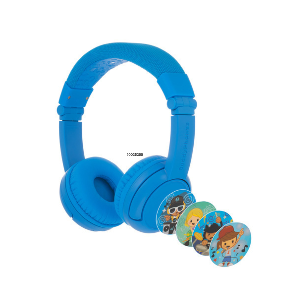 BuddyPhones Play+ Wireless Bluetooth Volume-Limiting Kids Headphones ...
