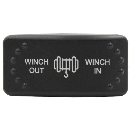Switch Boss Blue LED Laser Etched Rocker Switch (Horizontal) - Winch In ...