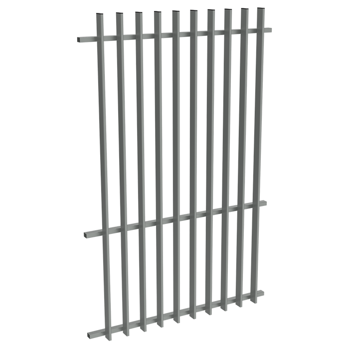 ProtectorAl 350 - 1200W x 1800H Palladium Silver Aluminium Radiator ...