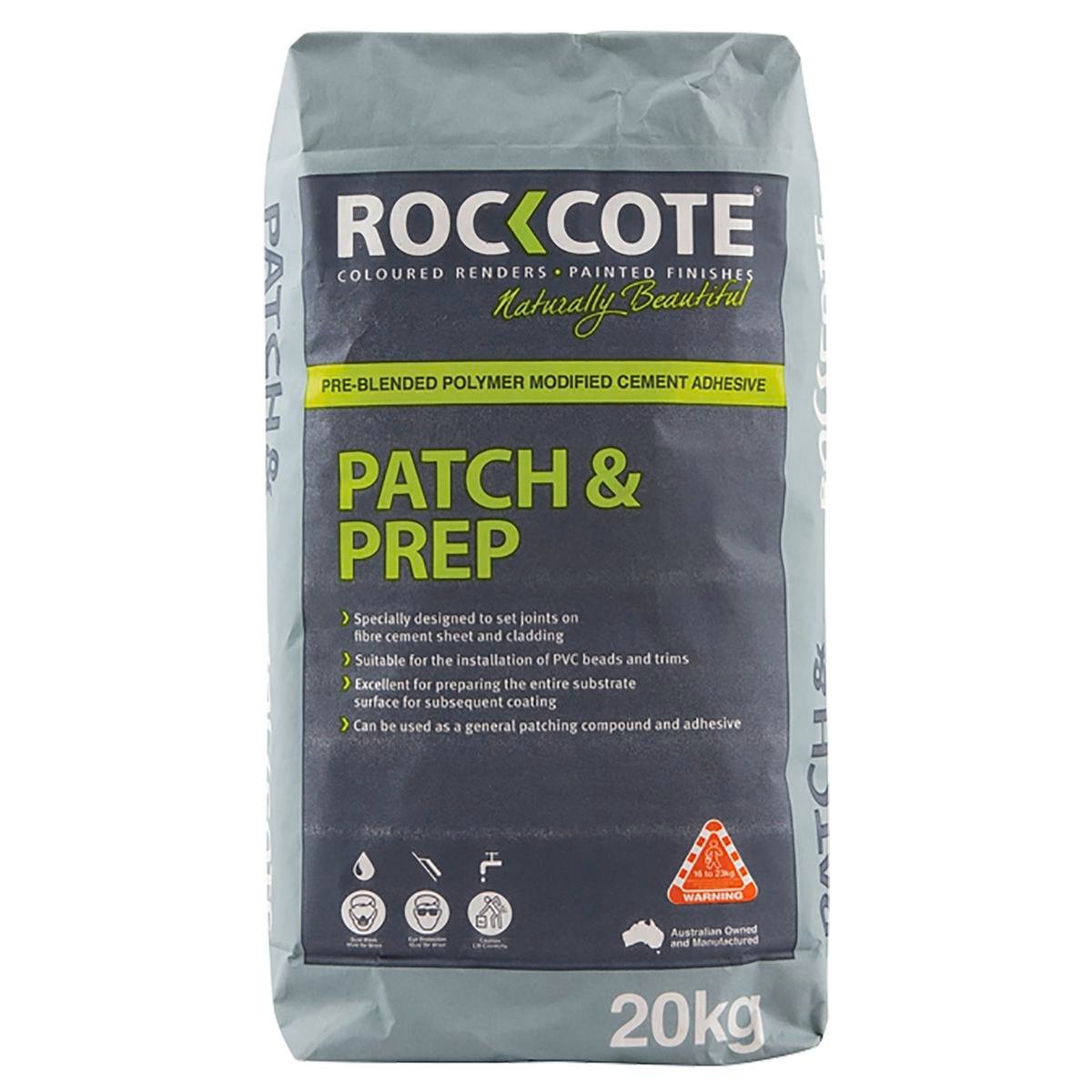 Rockcote 20kg Render Patch And Prep - Bunnings Australia