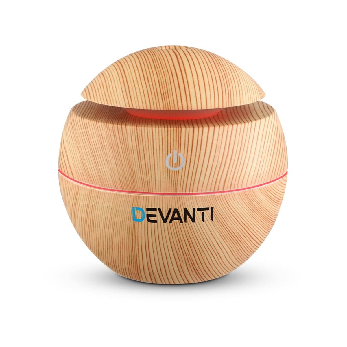 Devanti Aromatherapy Diffuser Essential Oils LED Light - Bunnings Australia