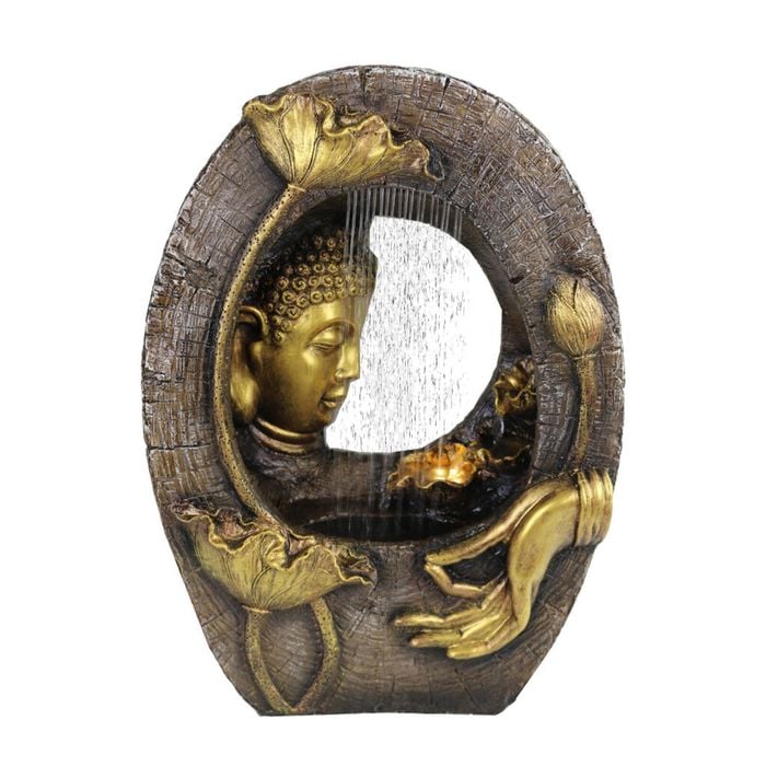 Willow & Silk Raining Peaceful Buddha 35x17x49cm - Bunnings Australia