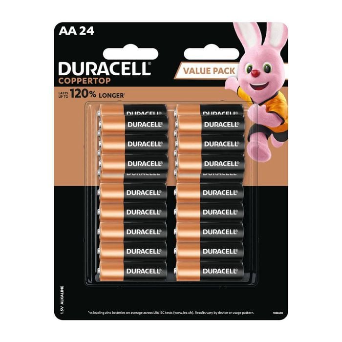 Duracell Coppertop AA 24 Pack Batteries - Bunnings Australia