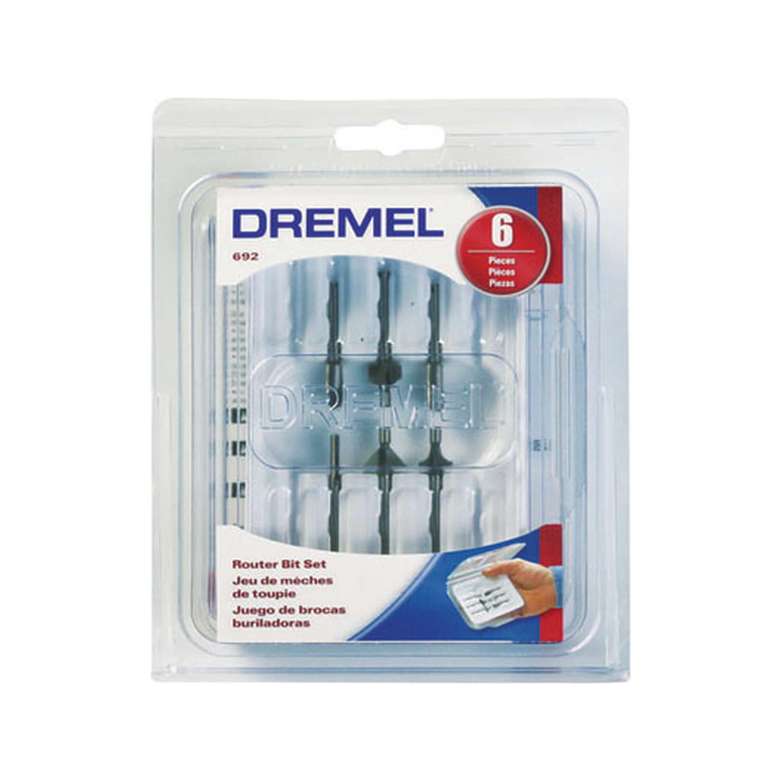Dremel 6 Piece Router Bit Accessory Kit 692 Bunnings Australia