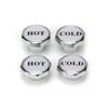 Kinetic Tap Indicators Hot/Cold Chrome 4pk - Bunnings New Zealand