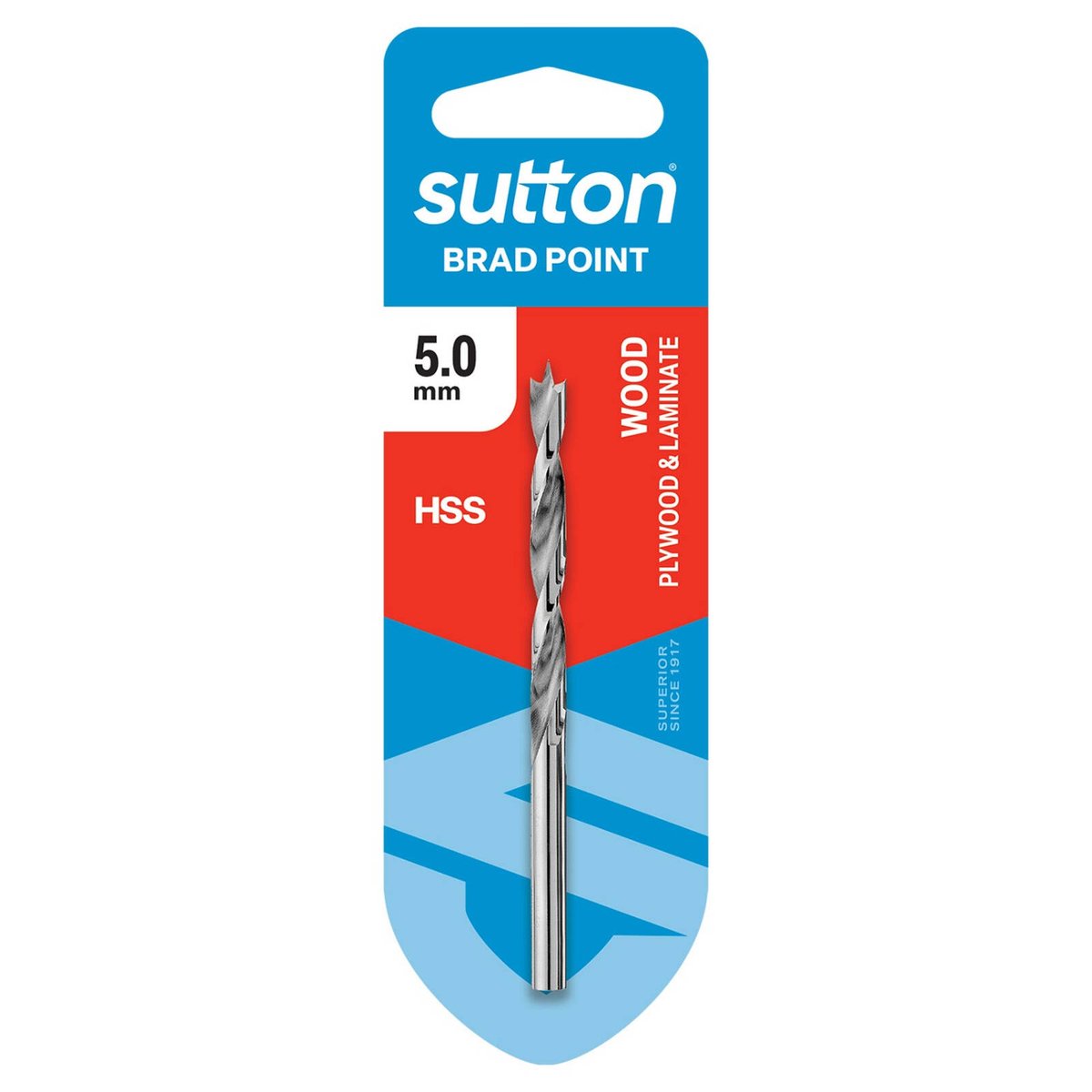 Sutton Tools 5mm Brad Point Drill - Bunnings New Zealand