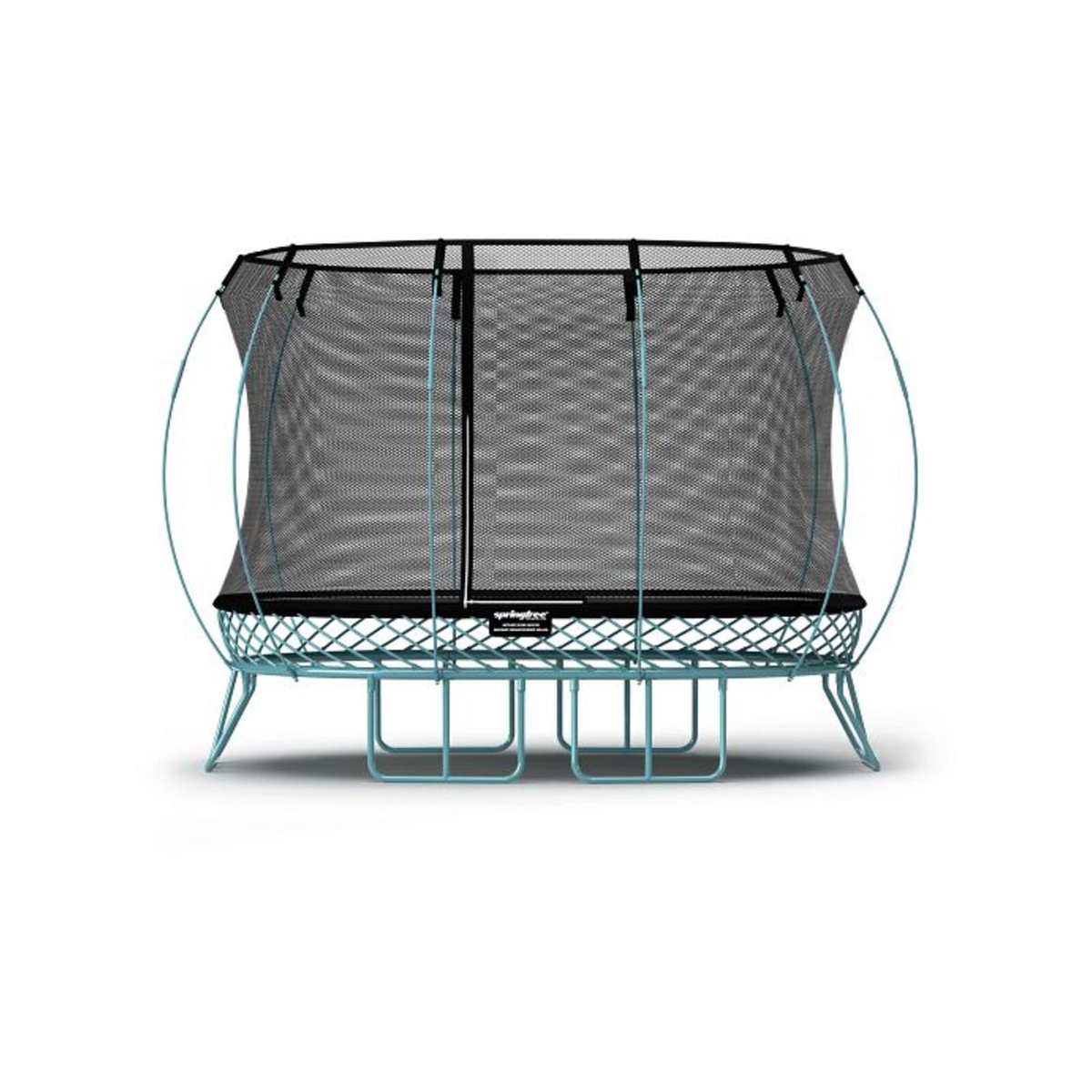Springfree Medium Oval Trampoline - Steely Wind 2.4m X 3.4m - Bunnings ...