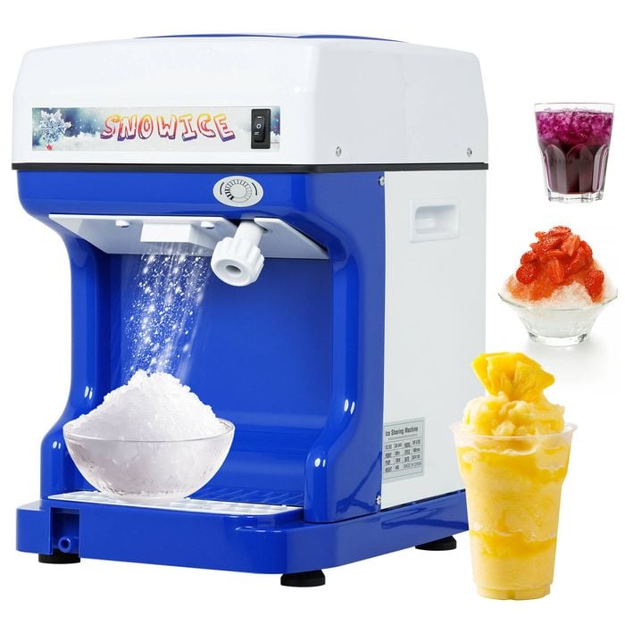 Advwin Electric Ice Crusher, 100KG Ice Shaver Snow Cone Maker Machine ...