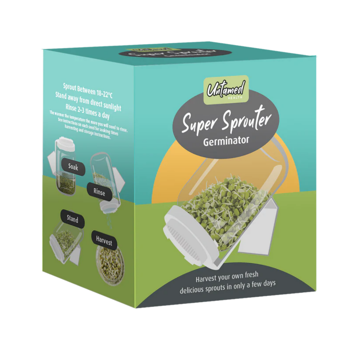 Untamed Glass Jar Sprouter Sprouting Seeds - Bunnings Australia