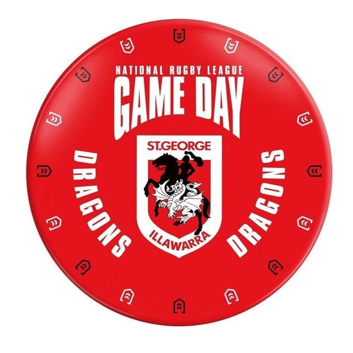NRL Snack Plate - St George Illawarra Dragons - 20cm diameter ...