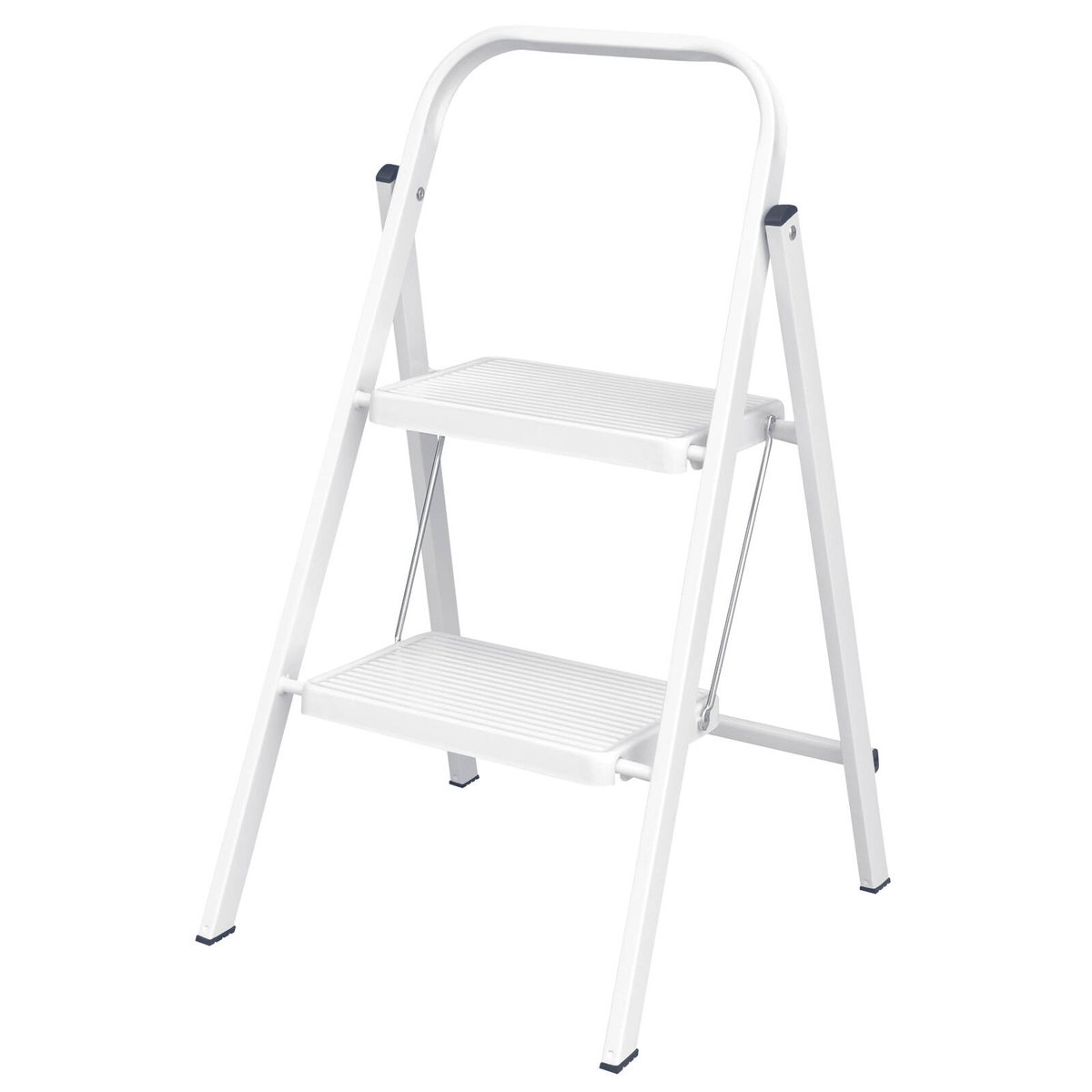 Syneco 100kg White 2 Step Domestic Steel Folding Ladder - Bunnings New ...