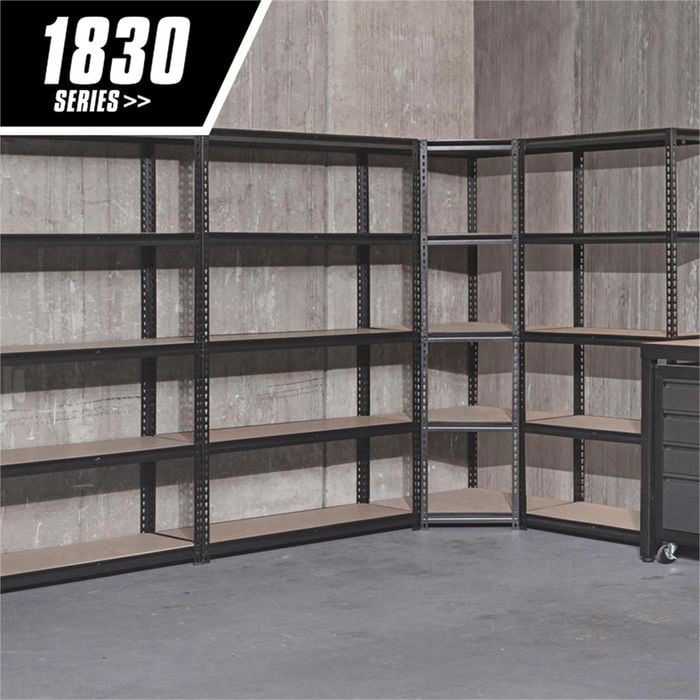 Pinnacle 1830 x 730 x 730mm 5 Tier Corner Adjustable Shelving Unit ... Pinnacle 1830 x 730 x 730mm 5 Tier Corner Adjustable Shelving Unit ...