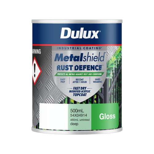Dulux 500ml Deep Base Gloss Metalshield Rust Defence - Bunnings Australia