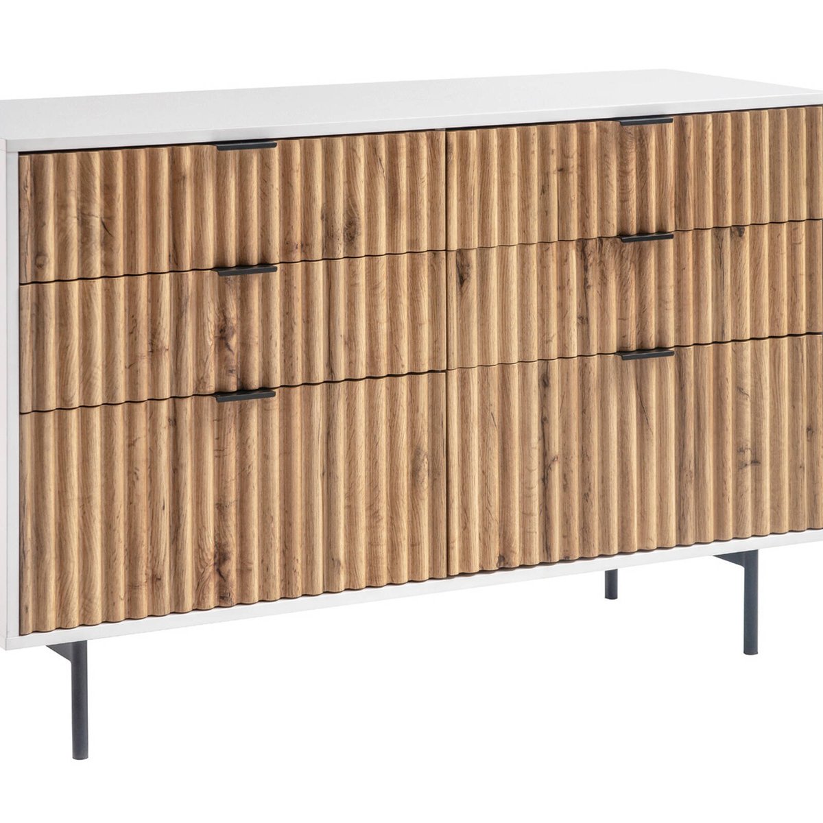 Cosmoliving 6 Drawer Chest of Drawers Dresser Stylish Storage Dresser ...