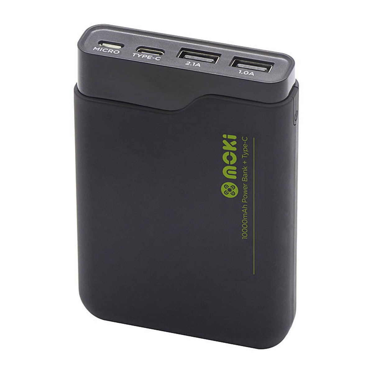 Moki 10000mah Power Bank Plus - Black - Bunnings Australia
