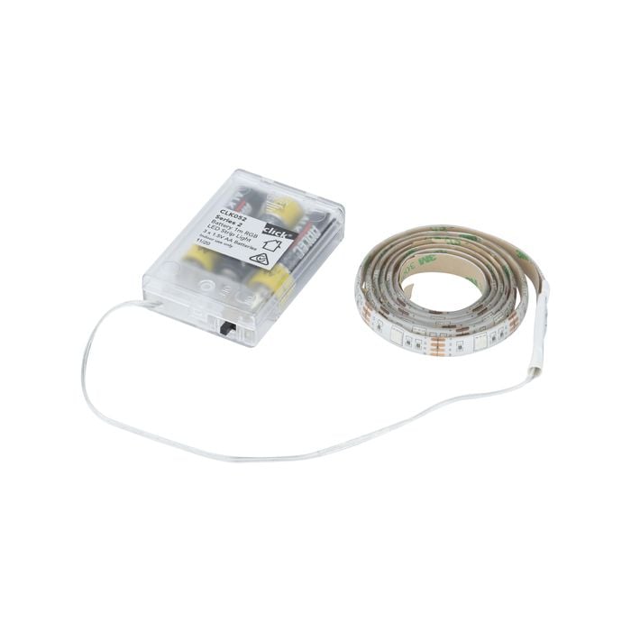 Click 1m RGB LED Battery Operated Strip Light - Bunnings Australia