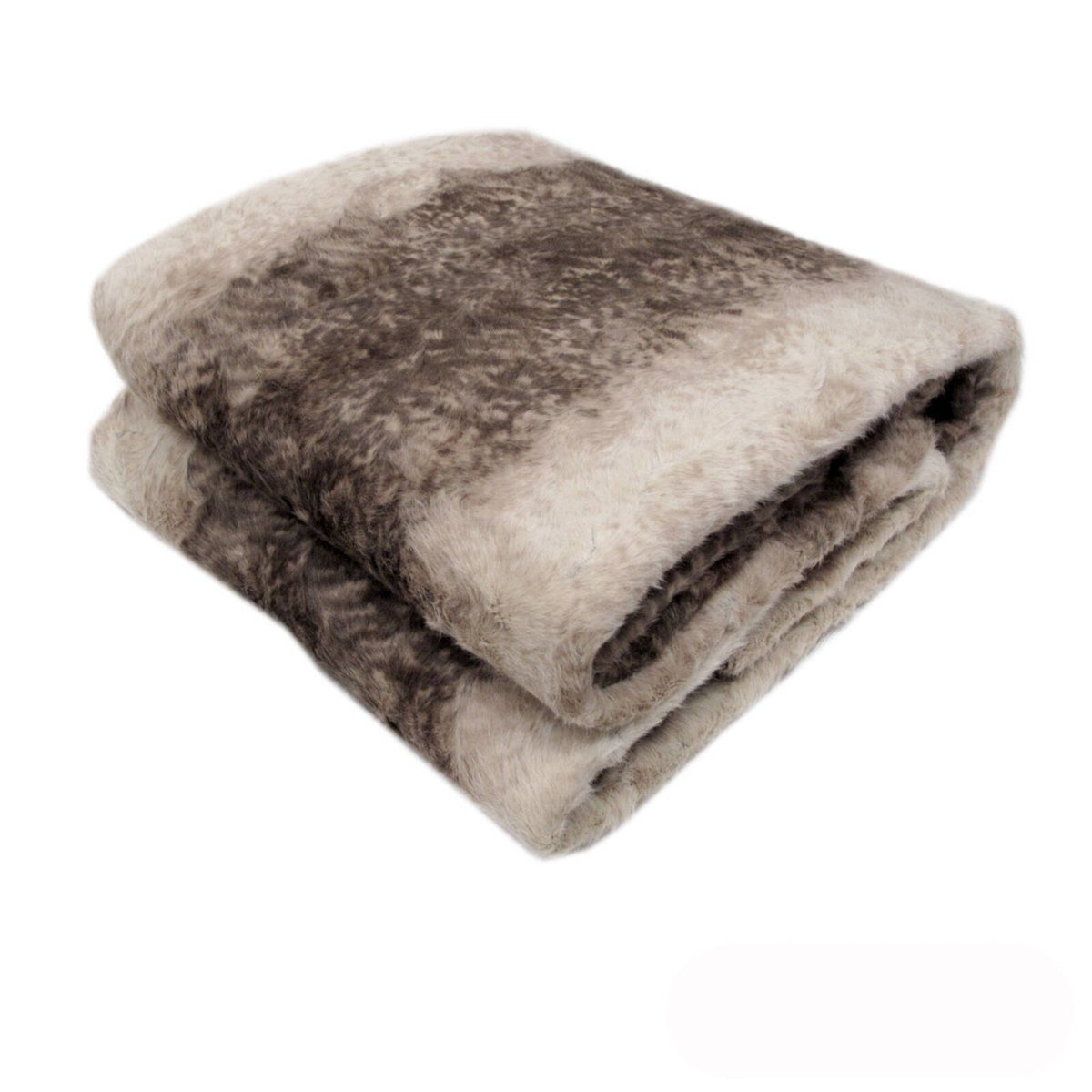 Dale Animal Faux Fur Throw Rug 127 x 152 cm Fallow Deer - Bunnings ...