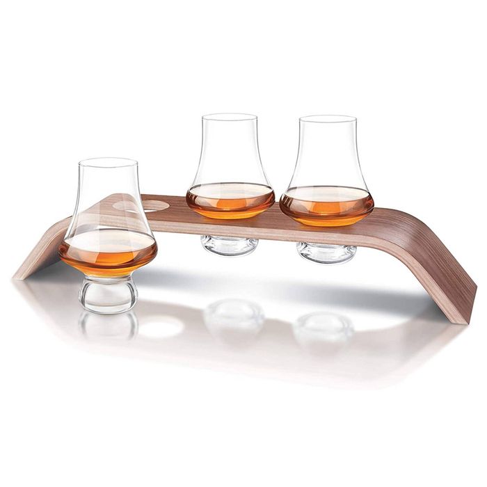 4pc Final Touch 195ml Whiskey Glass Flight Tasting Set w/ Stand ...
