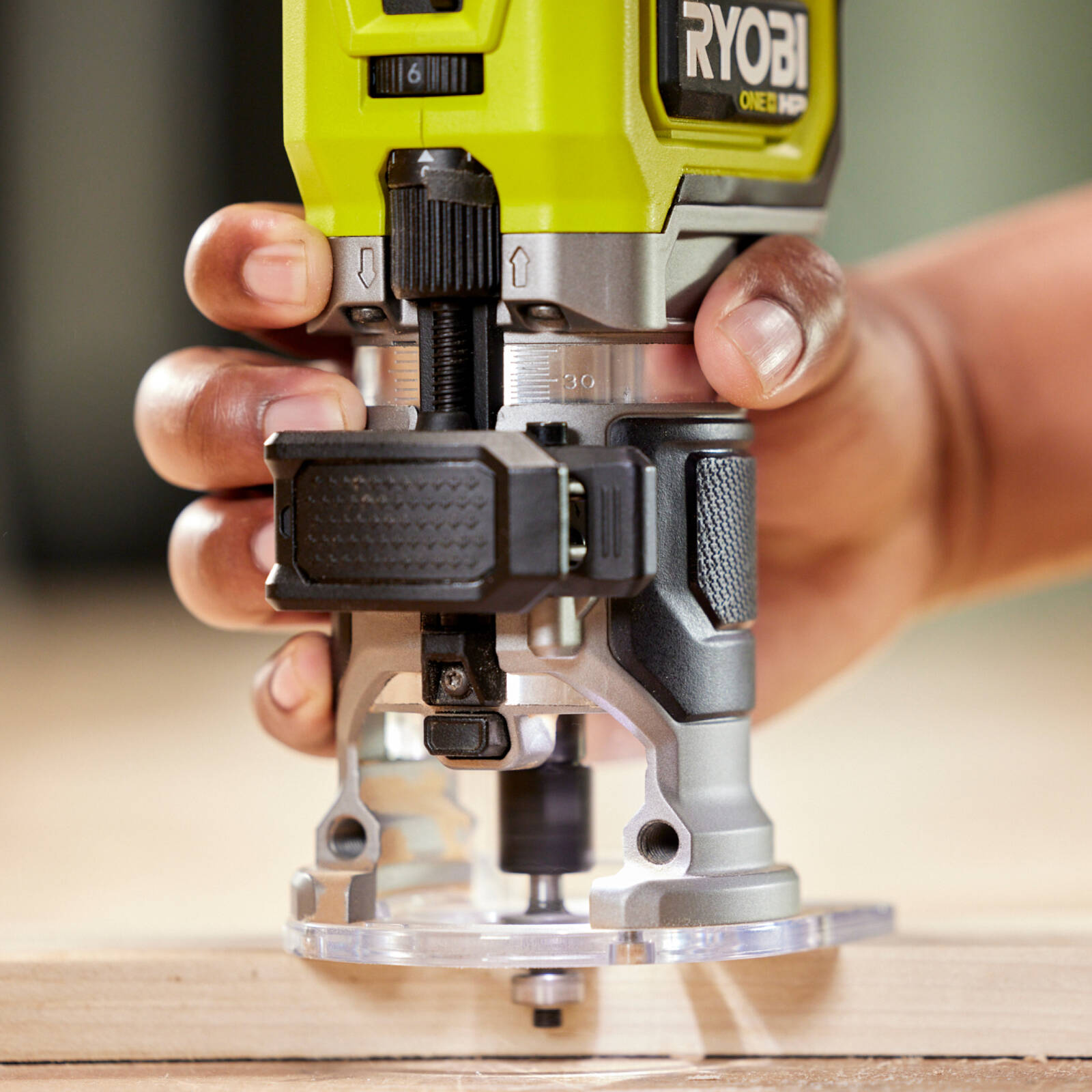 Ryobi 18V ONE HP Brushless 6.4mm Trim Router Tool Only Bunnings Australia
