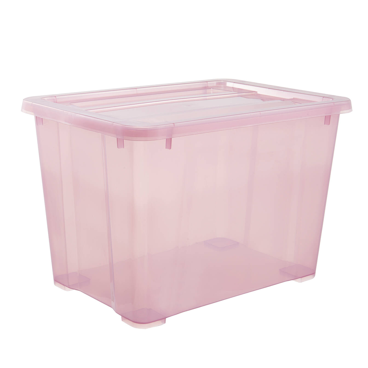 All Set 20L Pink Translucent Modular Storage Container - Bunnings New ...