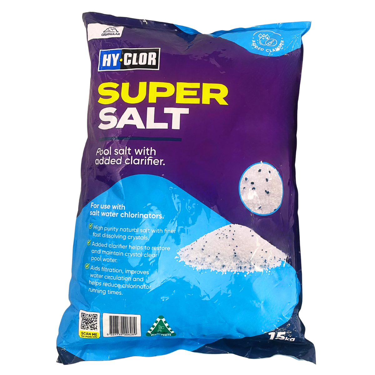 Hy-Clor 15kg Pool Chemical Super Salt - Bunnings Australia